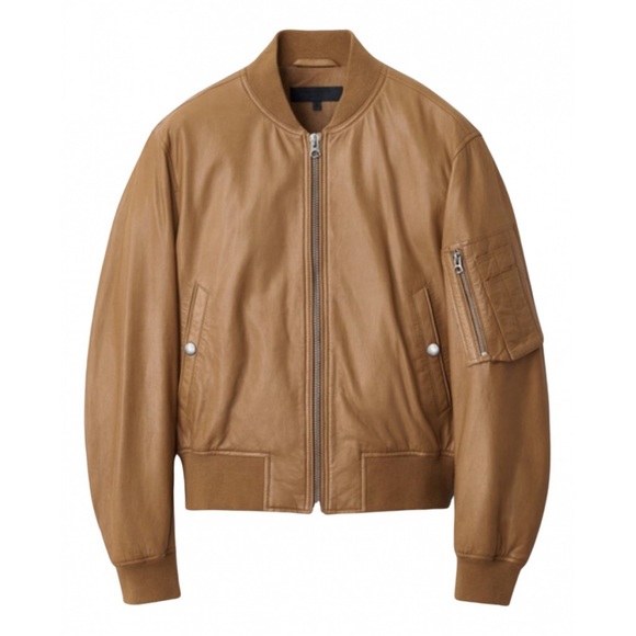 rag & bone | Jackets & Coats | Rag And Bone Leather Bomber Jacket ...